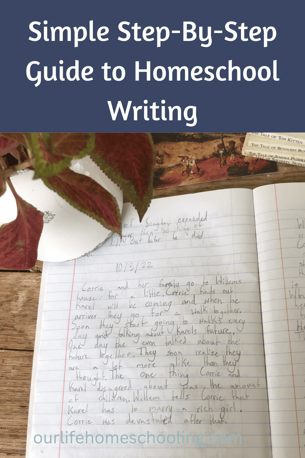 Simple Step-By-Step Guide to Homeschool Writing - Our Life Homeschooling