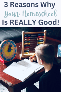 3 Reasons Why Your Homeschool is REALLY Good - Our Life Homeschooling