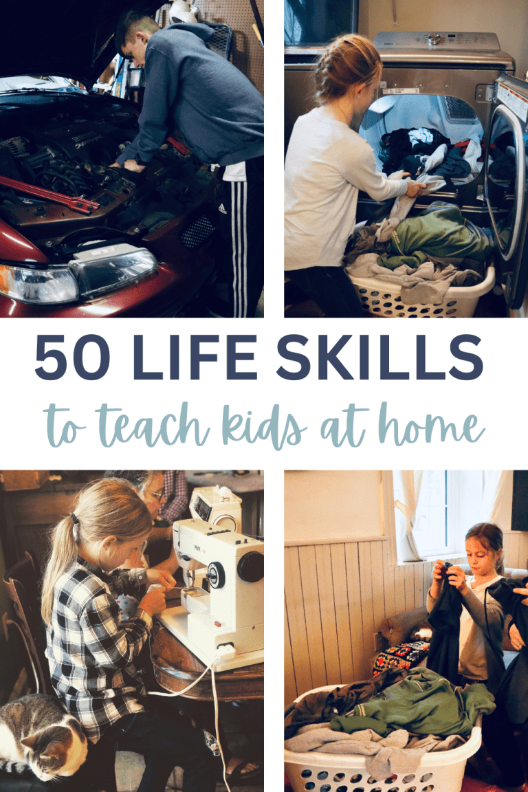 50 Life Skills That Should Be Taught At Home - Our Life Homeschooling
