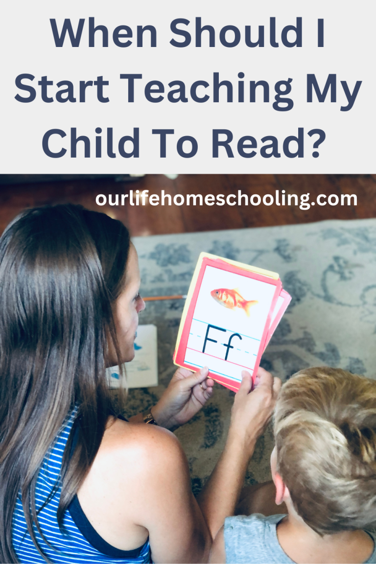 When Is It Best to Start Teaching My Child To Read? - Our Life ...