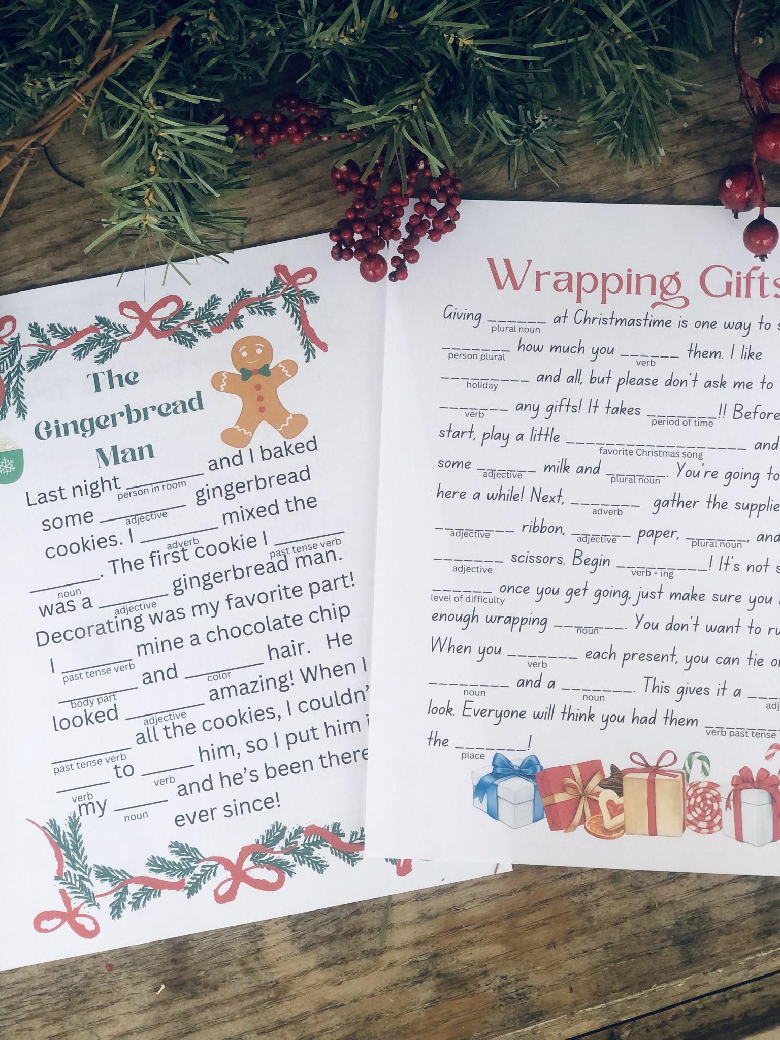 10 Printable Festive Christmas Mad Libs For Kids - Our Life Homeschooling