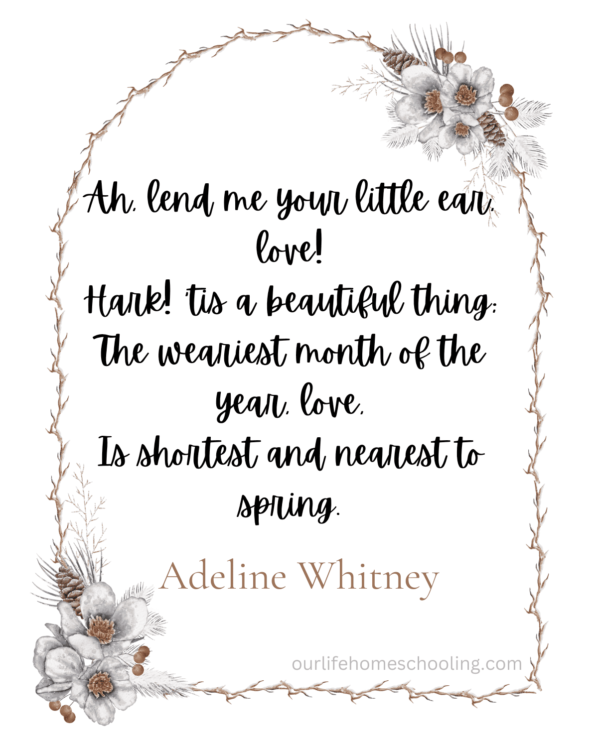 Poems, Quotes, and Sayings about the Month of February - Our Life ...