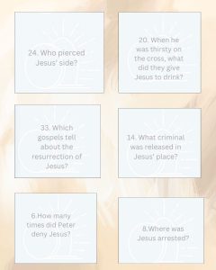Best Easter Bible Trivia Questions Free Printable - Our Life Homeschooling