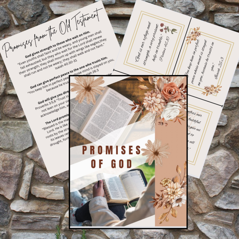 Promises of God for Christians (Free Printable) - Our Life Homeschooling
