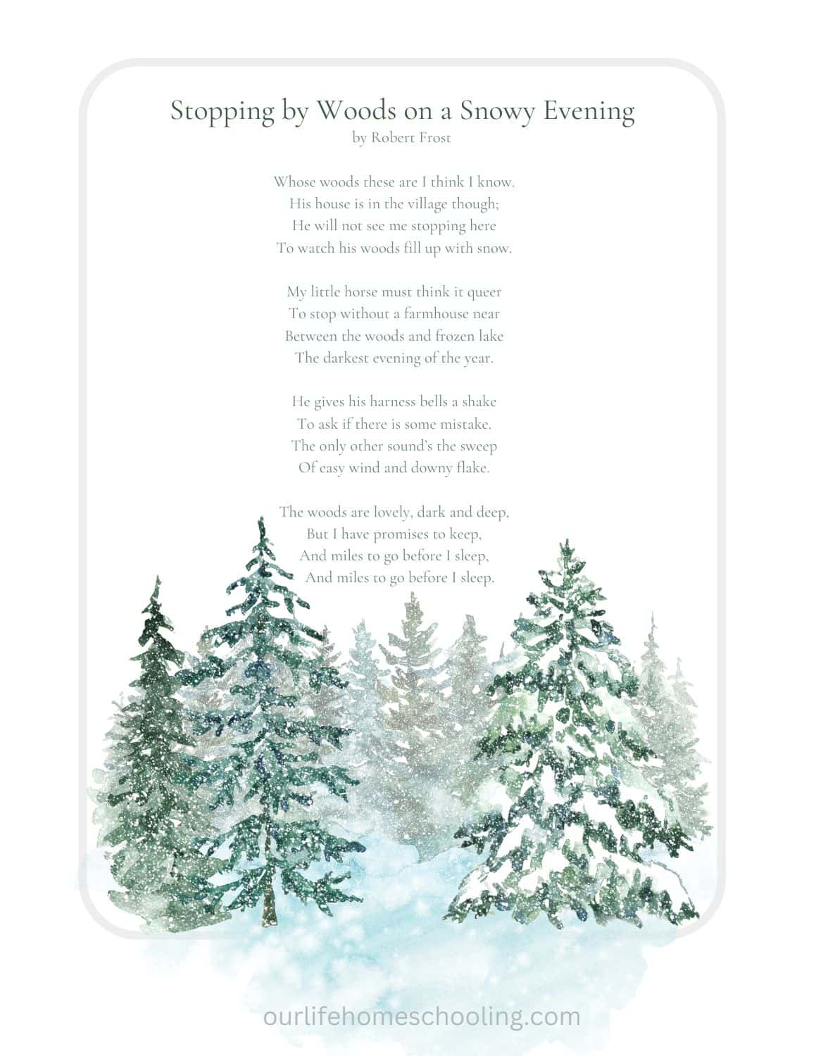 Heart-warming Winter Poems for Kids (FREE Printable) - Our Life ...