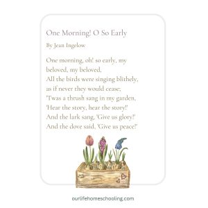 Beautiful Spring Poems for Kids (Free Printable) - Our Life Homeschooling