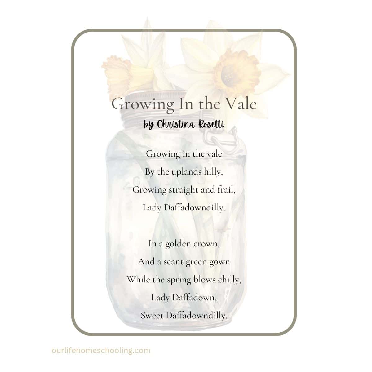 Beautiful Spring Poems for Kids (Free Printable) - Our Life Homeschooling