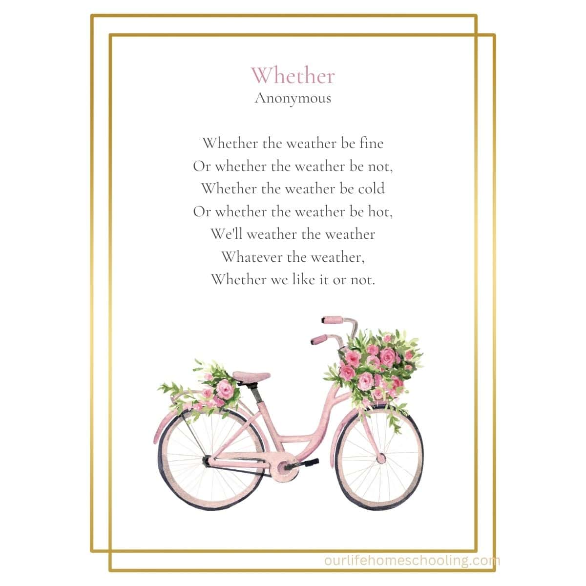 Beautiful Spring Poems for Kids (Free Printable) - Our Life Homeschooling