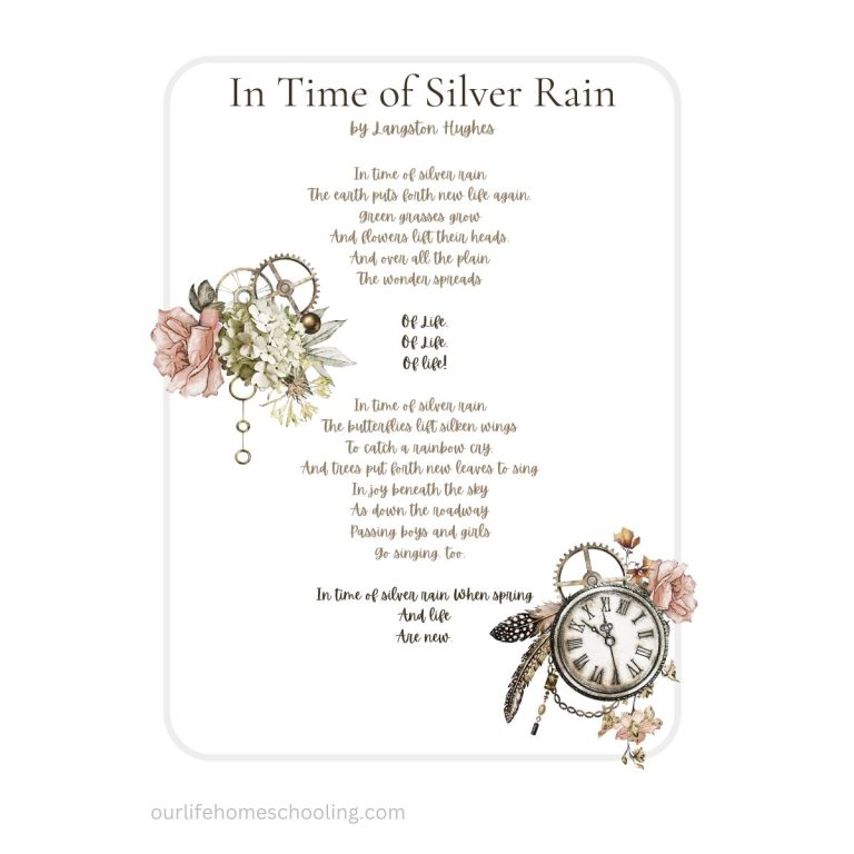 Beautiful Spring Poems for Kids (Free Printable) - Our Life Homeschooling
