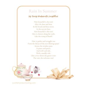 Lovely Summer Poems for Kids (Free Printable) - Our Life Homeschooling