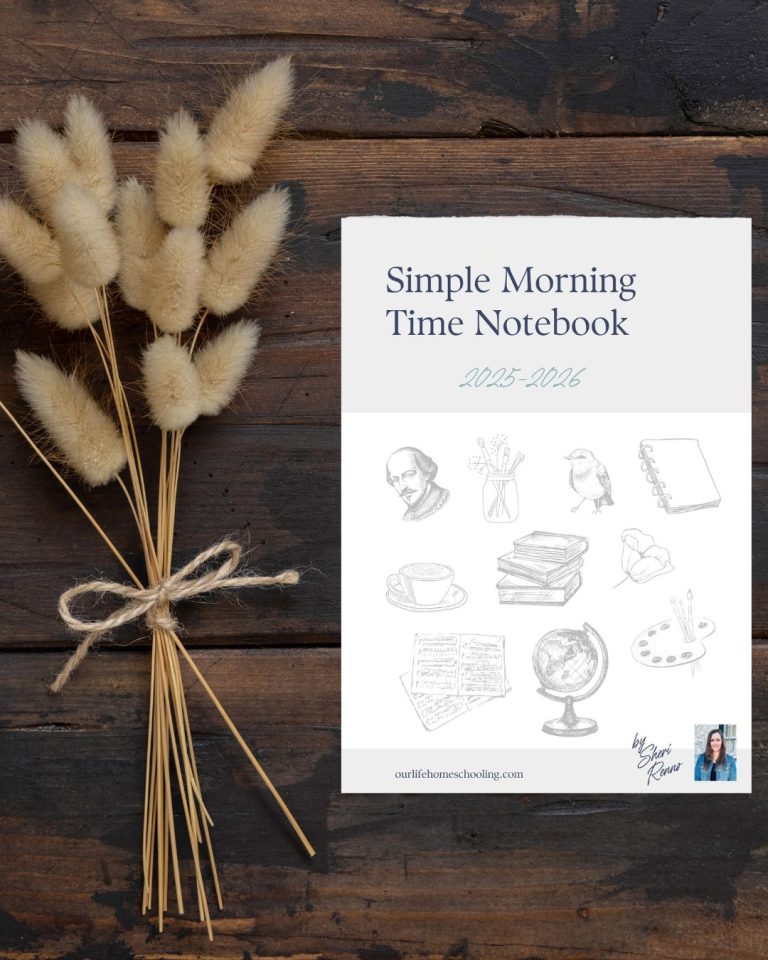 - Our Life Homeschooling Simple Morning Time Notebook