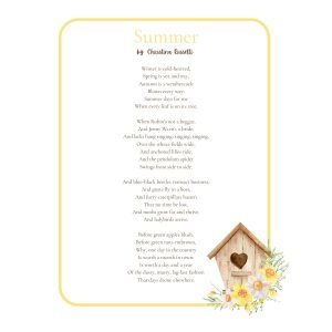 Lovely Summer Poems for Kids (Free Printable) - Our Life Homeschooling