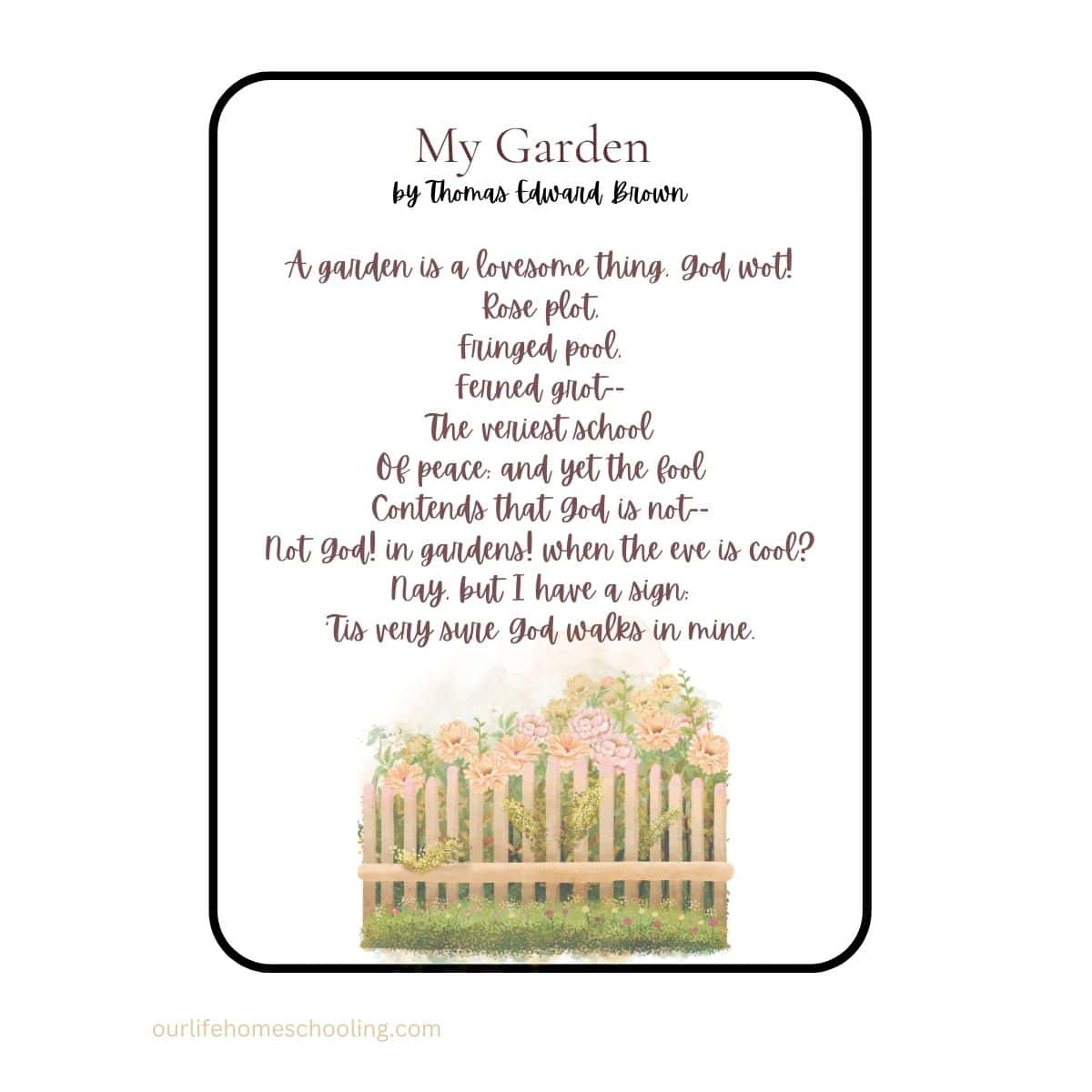 Lovely Summer Poems for Kids (Free Printable) - Our Life Homeschooling