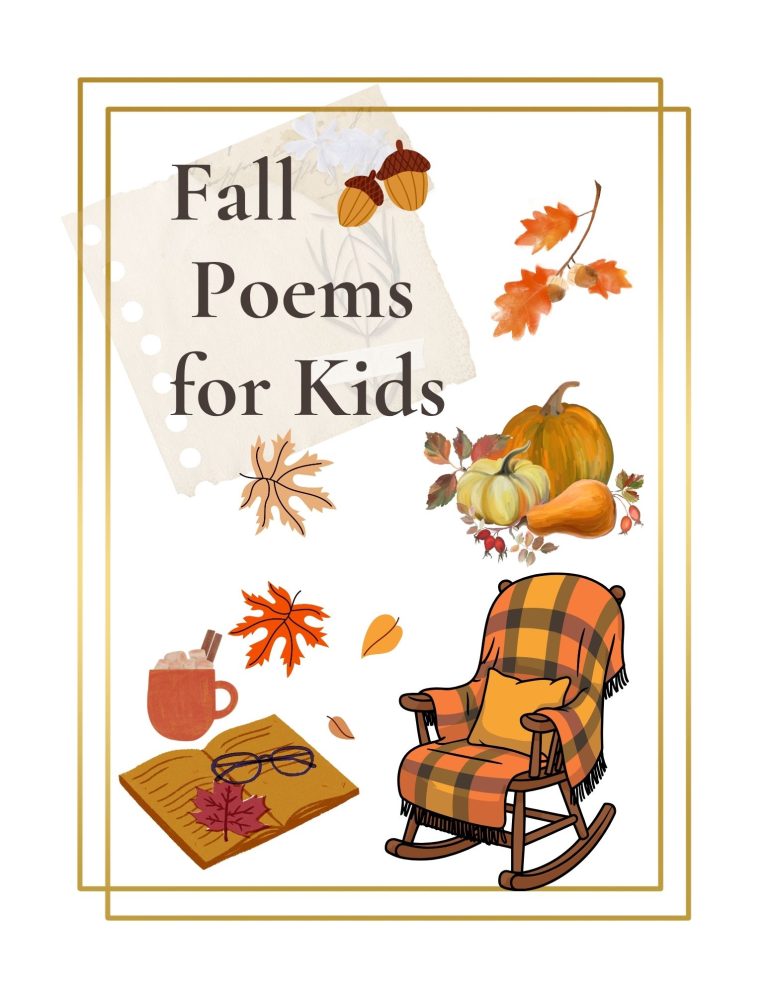 Cozy Autumn Poems for Kids (Free Printable!) - Our Life Homeschooling
