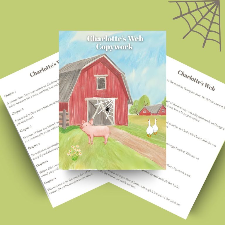 Charlotte's Web Copywork (Free Printable) - Our Life Homeschooling